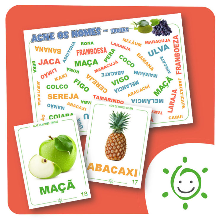 Ache os Nomes – Frutas – Psicosol